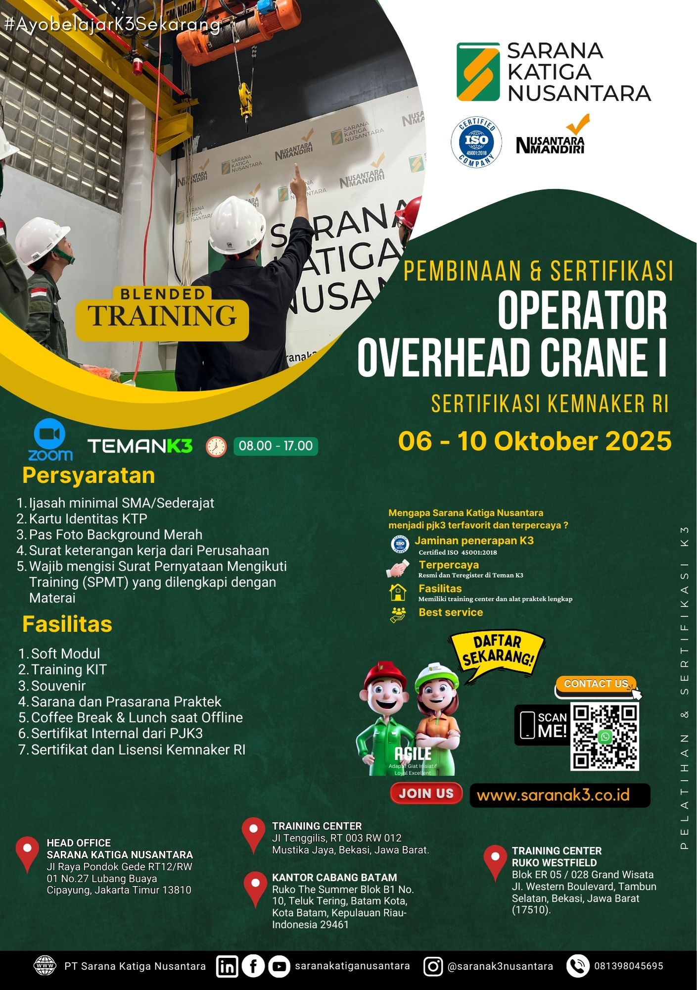 Pelatihan Operator Crane Kelas I - Group Nusantara